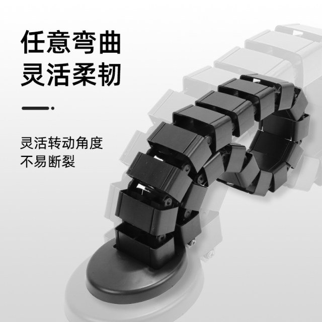 Desk round snake-shaped tube, hidden cable tube, conference table cable ...