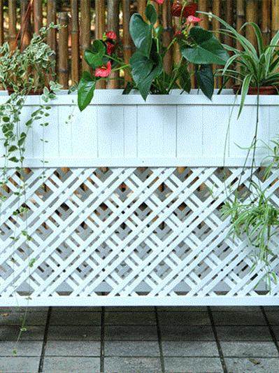 Outdoor flower trough flower stand coffee restaurant partition indoor ...