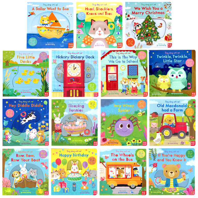 Busy series 160 yuan 8 pieces original English picture book Sing Along ...