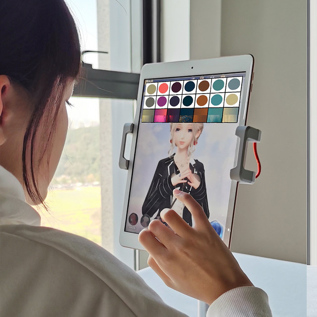 Mobile phone tablet computer raised bracket alloy ipad raised desktop ...