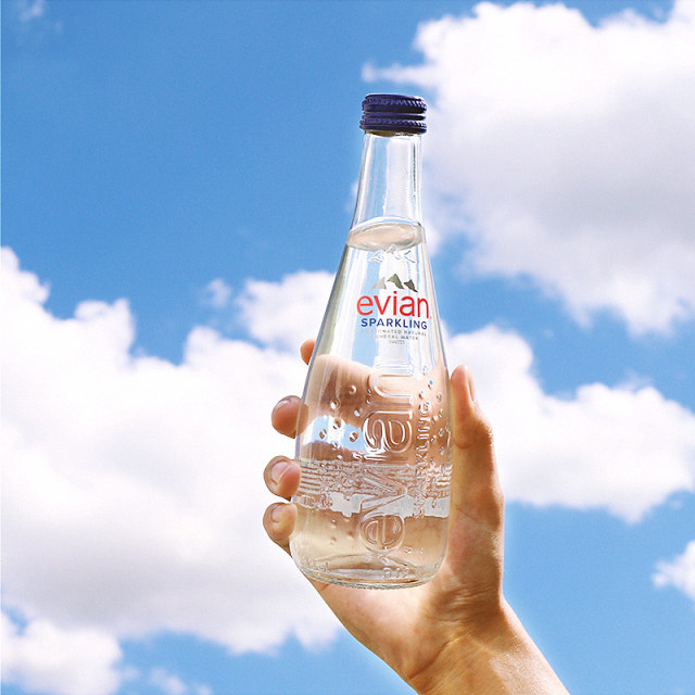 evian/Evian natural drinking mineral water imported from France 330ml ...
