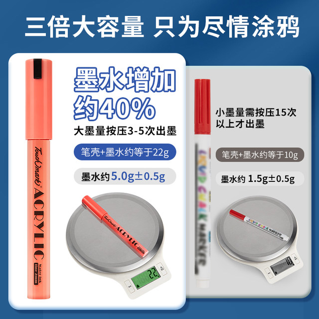 Touchmark acrylic marker pen 0.7/2.0mm single-support Polaroid acrylic ...