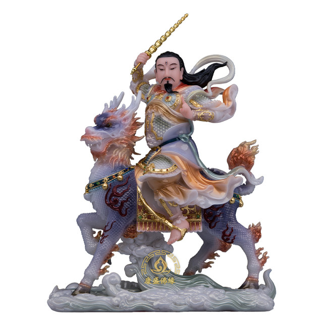 Jiutian Yingyuan Thunder Universalization Tianzun Statue High-end White ...