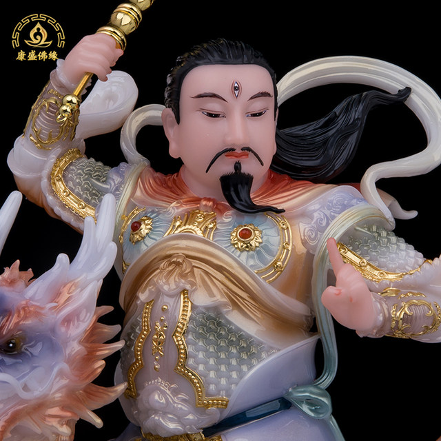 Jiutian Yingyuan Thunder Universalization Tianzun Statue High-end White ...