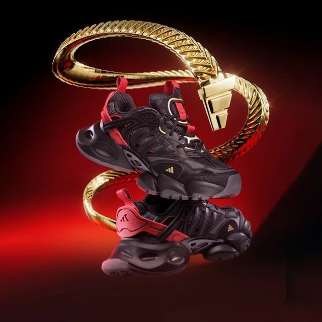 Adidas men's and women's shoes New Year's model XLG RUNNER DELUXE thick ...