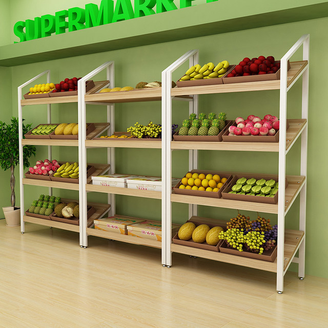 Shelves, display cabinets, inclined display, cosmetics, fruits ...
