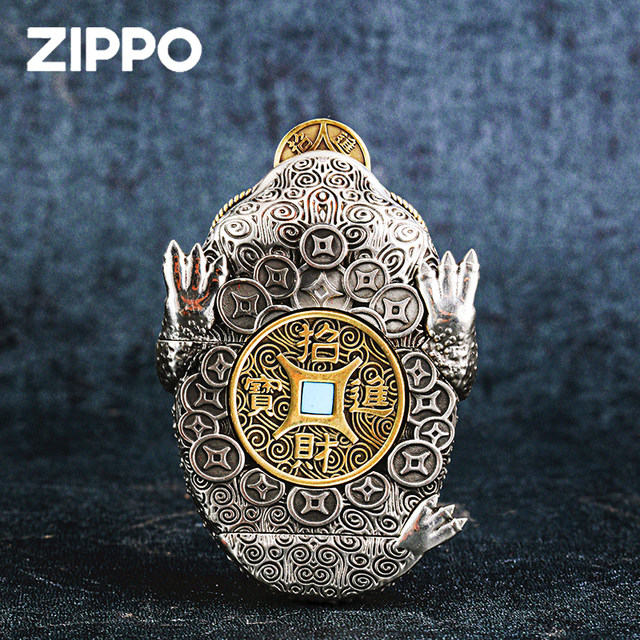 ZIPPO Lighter Official Website Genuine Lucky Three-legged Golden Toad ...