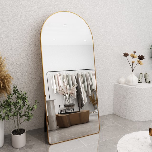 Clothing store mirror, full body mirror, arched fitting mirror ...