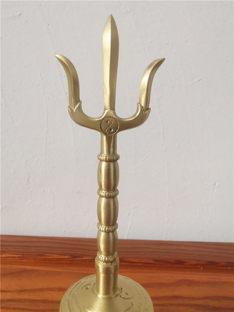 Taoist supplies Bagua Sanqing bell copper bell Taoist Sanqing bell Dao ...