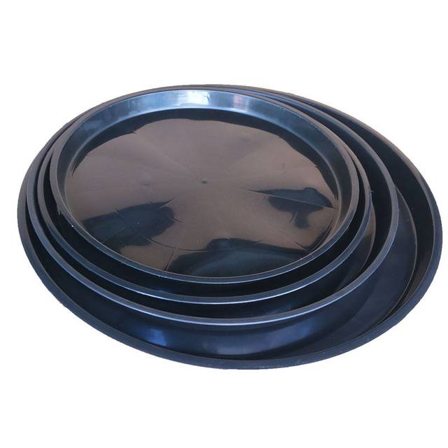 Flower pot tray extra large circular flower pot base plastic tray ...