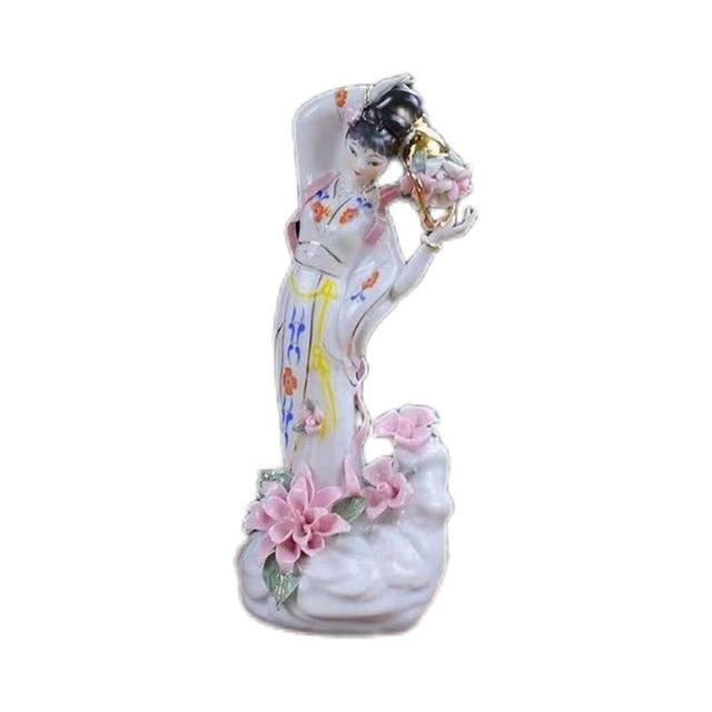 Ceramic Seven Fairies Statue Hand-carved Grand Princess Three Princess ...