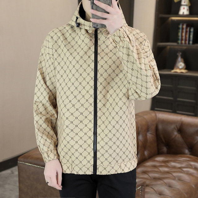 Jackets for men spring and autumn 2023 new hooded trendy brand men's ...