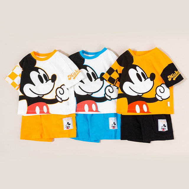 Disney children's clothing 2 -piece set Summer Mickey boy baby short ...