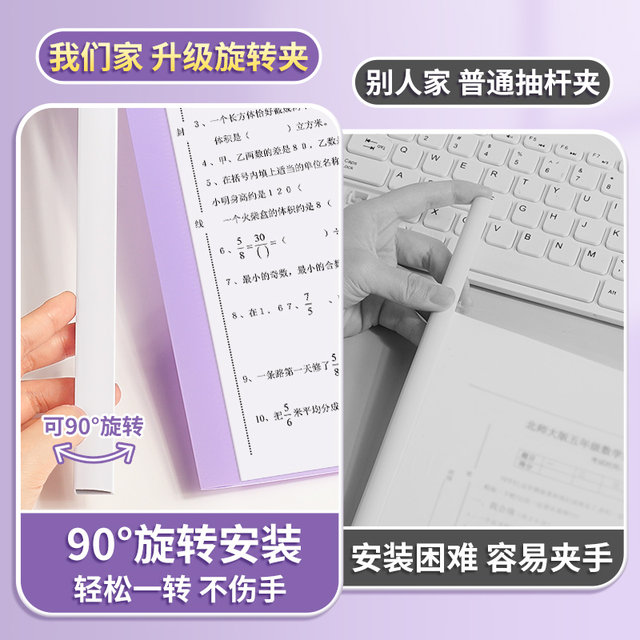A3 rotating pumping pole test papers Folder folder dedicated bipolar ...