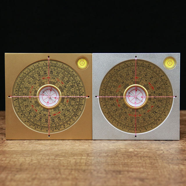 Solid Bagua compass Feng Shui disk high-precision portable mini genuine ...