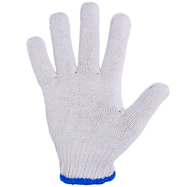 Gloves Labor insurance wear -resistant work non -slip and thick white ...