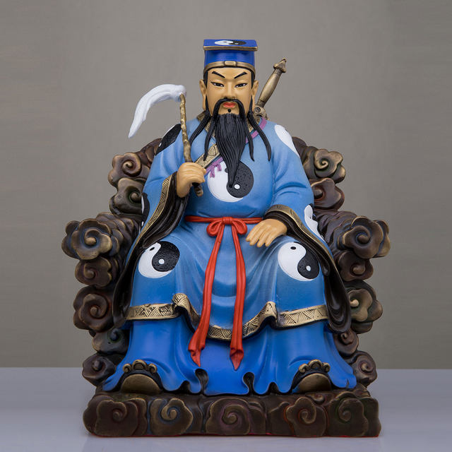 Collection of Lu Dongbin Statue all -round bronze Chunyang real people ...