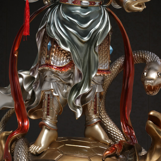 Zhenwu Patriarch Great Emperor Statue Pure Copper Brocade Carving ...