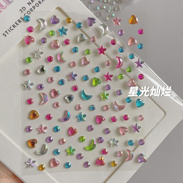 Diamond Pearl Make Makeup Stage Makeup Face Face Diamond Tears Drilling ...