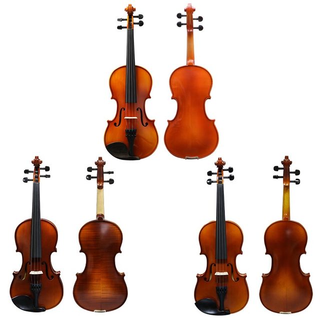 Wei Oulin handmade solid wood violin for beginners, children and adults ...