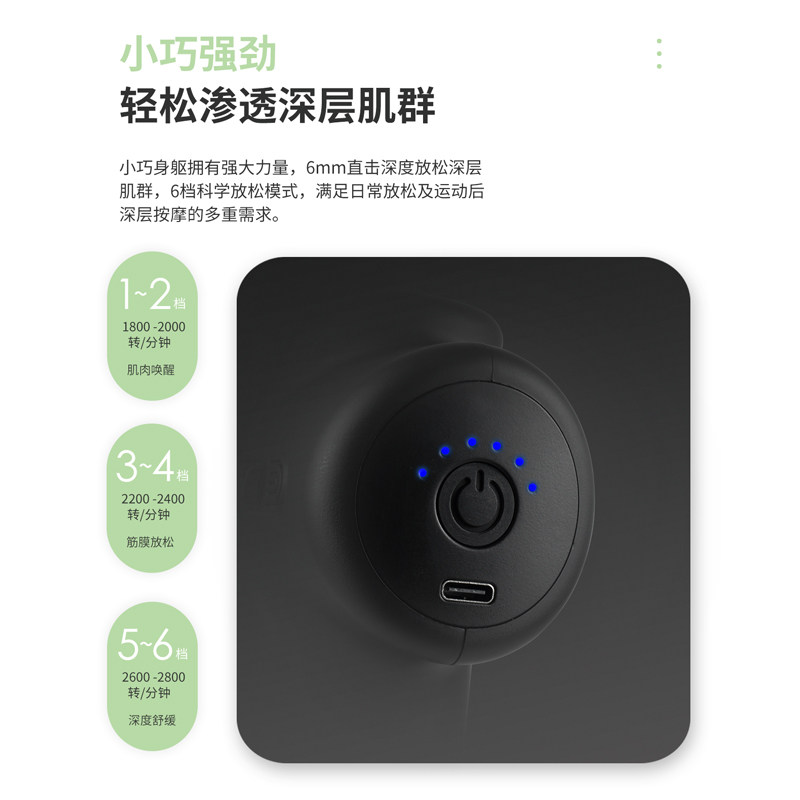 Vibration Fascia Gun Muscle Massager Electric Shock for Fitness Legs