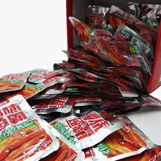 Chewable Yuba Spicy Fish Baby Hunan Specialty Spicy Ready-to-Eat Fish ...