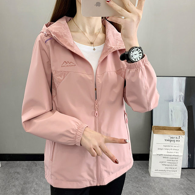 Double-sided thin spring and autumn jacket for women 2025 new large ...
