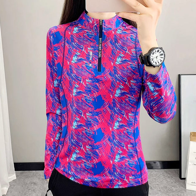 2024 new outdoor quick -drying clothes female long -sleeved ice silk ...