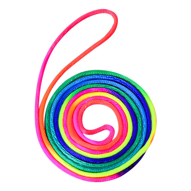 Children's flower rope special rope student rainbow color rope primary ...