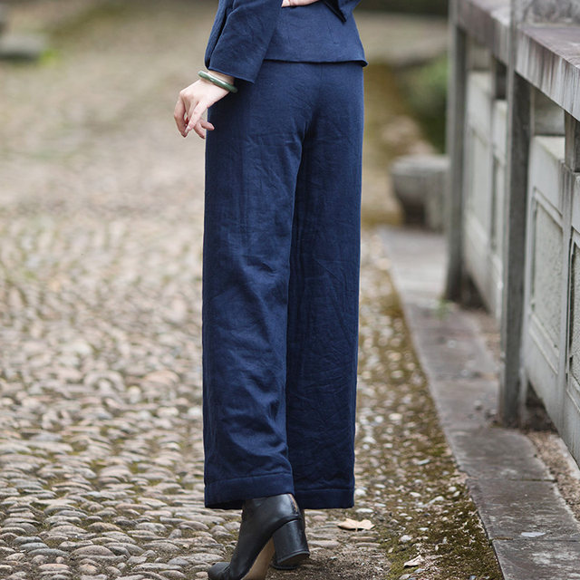 Yunya Tang cotton pants for women wearing winter style New Year ...