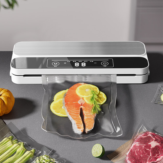Vacuum sealing machine, small household fresh-keeping vacuum machine ...