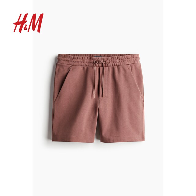 HM men's hoodies summer air cotton straight simple elastic waist ...