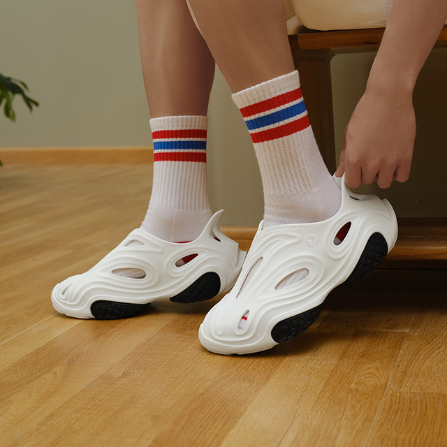 361 Degree N40 Croc Shoes Men's Sandals 2025 Autumn Breathable Sandals ...