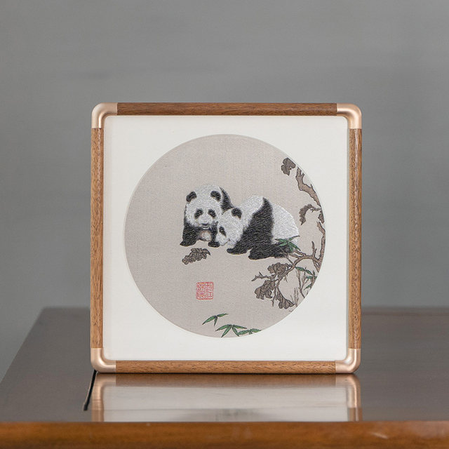 Yiran Panda Frame Painting Shujiang Jinyuan Intangible Cultural ...