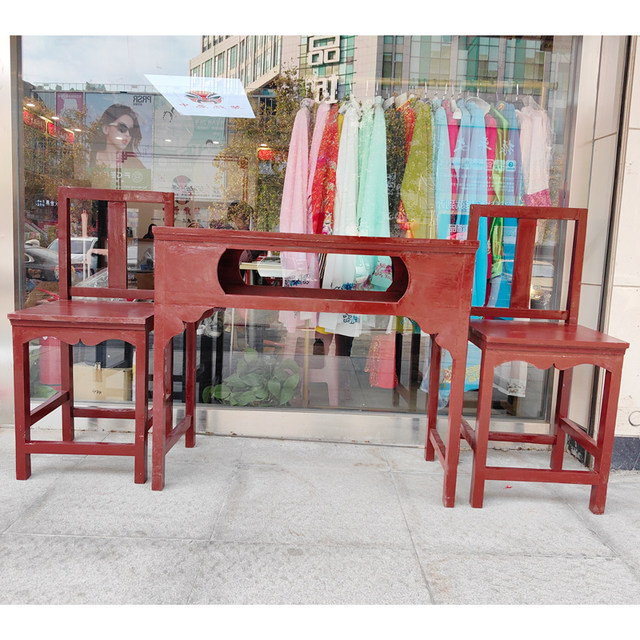 Customized opera props Pingtan singing tables and chairs covered with ...