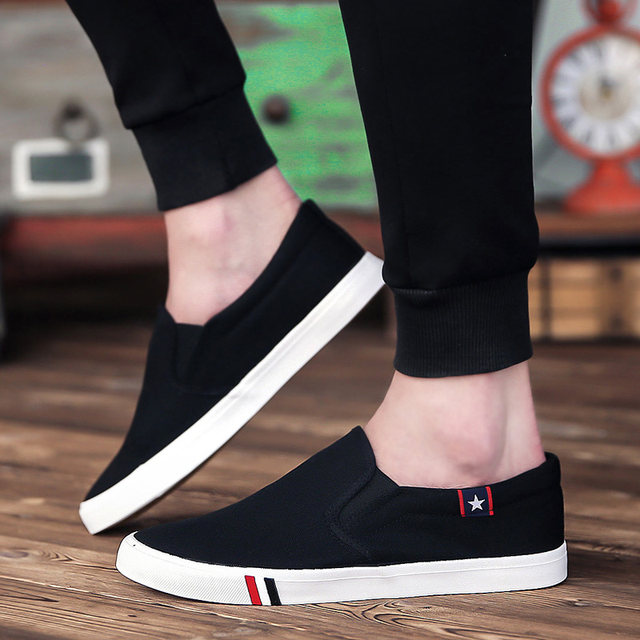 2024 summer new canvas tide shoes Old Beijing trendy men's shoes one ...
