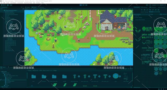 Unity Epic RPG World Grass Land Legacy 1.5.1 2d pixel green continent