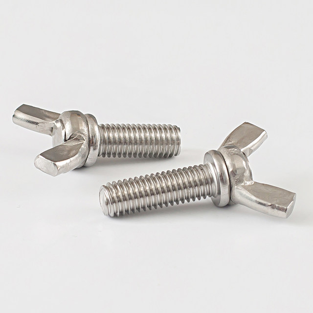 304 stainless steel butterfly screw butterfly horn ingot hand-tightened ...
