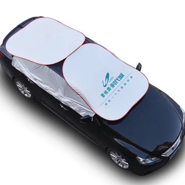 Car roof semi-automatic sunshade car sunscreen cover car cover sun ...