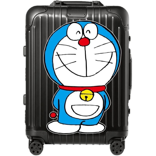 Cartoon Doraemon suitcase stickers cute blue fat suitcase trolley case ...