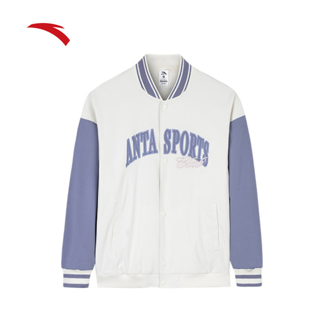 Anta American retro baseball uniform jacket women's autumn trend loose ...