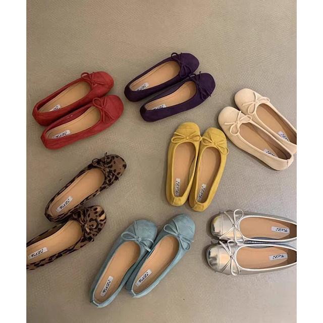 French retro silver soft sole single shoes women's shoes summer scoop ...