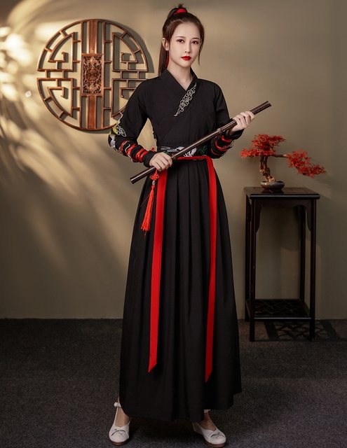 Martial arts style Hanfu female Chinese style female warrior ancient ...