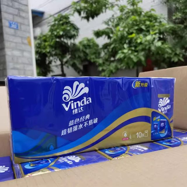 Vida long handkerchief paper tissue is installed with V0005 portable ...