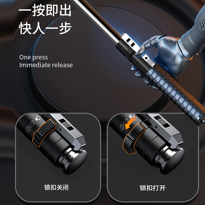 Swing Stick Automatic Spring Telescopic Self-Defense Weapon | Solid ...