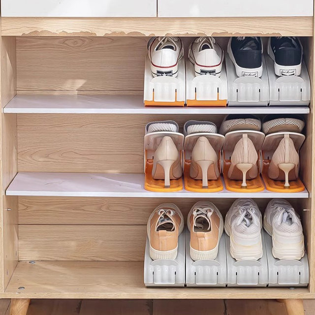 Space-saving shoe storage artifact shoe box storage box transparent ...