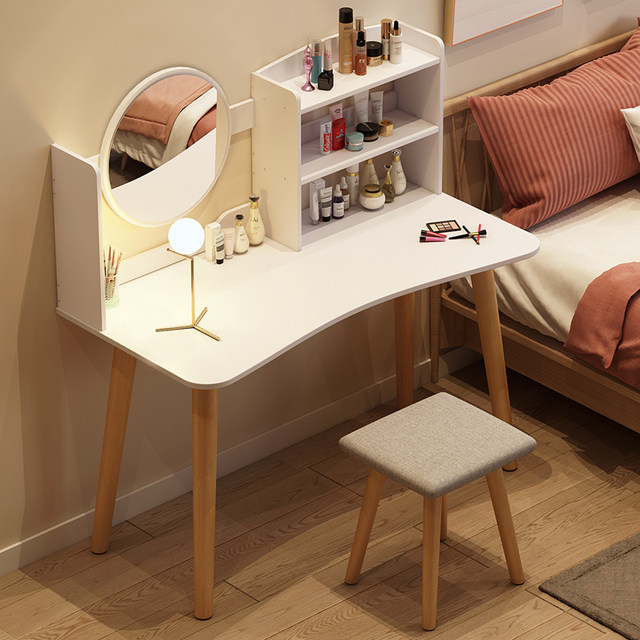 Nordic dressing table bedroom small apartment simple modern makeup ...