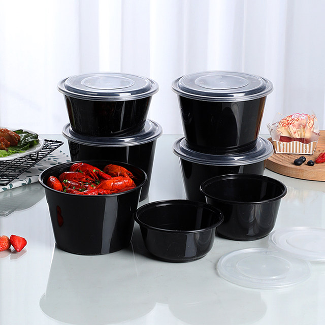 Chuanghong round disposable lunch box plastic thickened Malatang ...