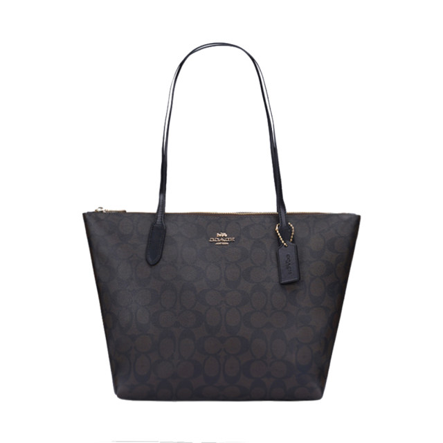 COACH Women's PVC with leather shoulder tote bag 4455 Coach fashion ...