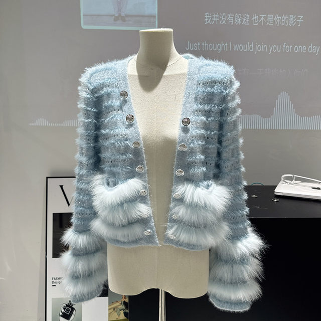 Pet petitioner Balmai*Imported fox Mao Liang Silk Heavy Works Knit ...